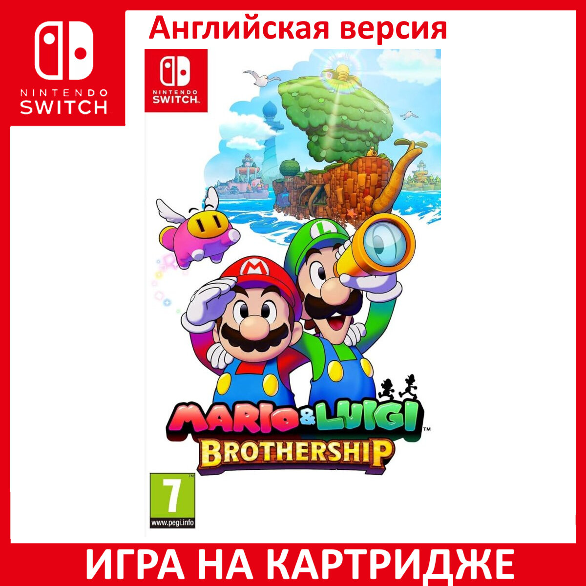 Игра Mario & Luigi: Brothership Switch Английский язык Картридж на Nintendo Switch