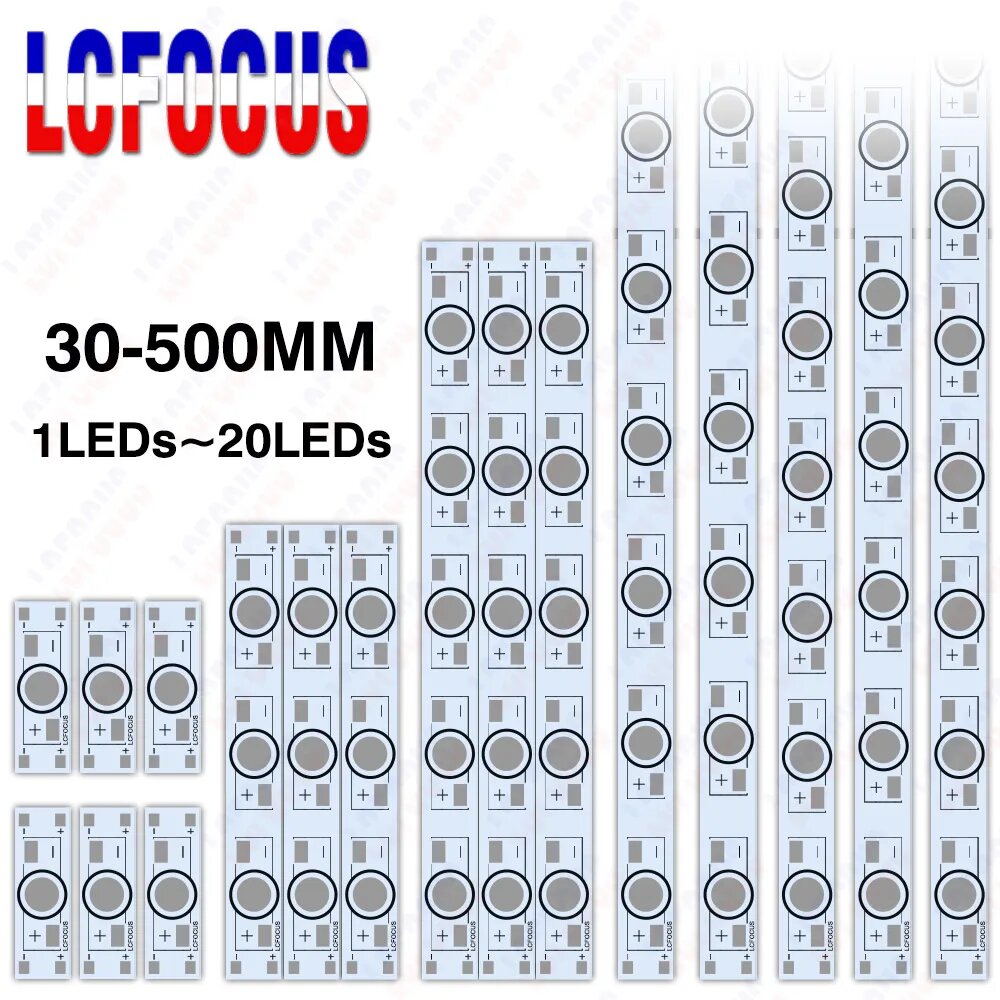 Светодиодная подложка LCFOCUS 20 LEDs 500x10x1.2mm