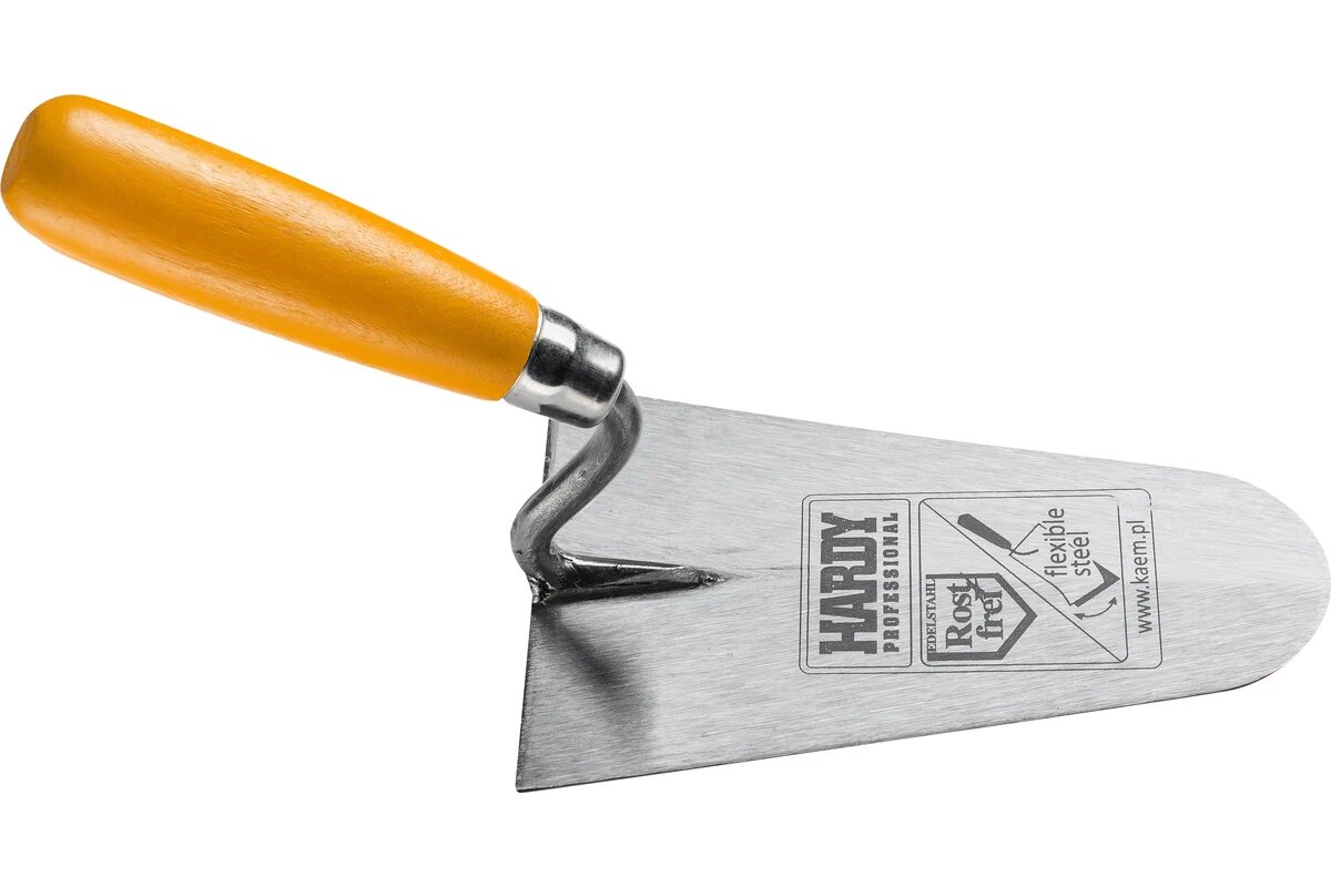 HARDY закругленная кельма каменщика, серия 30 Rost frei, 18x11 см, 0810-301911