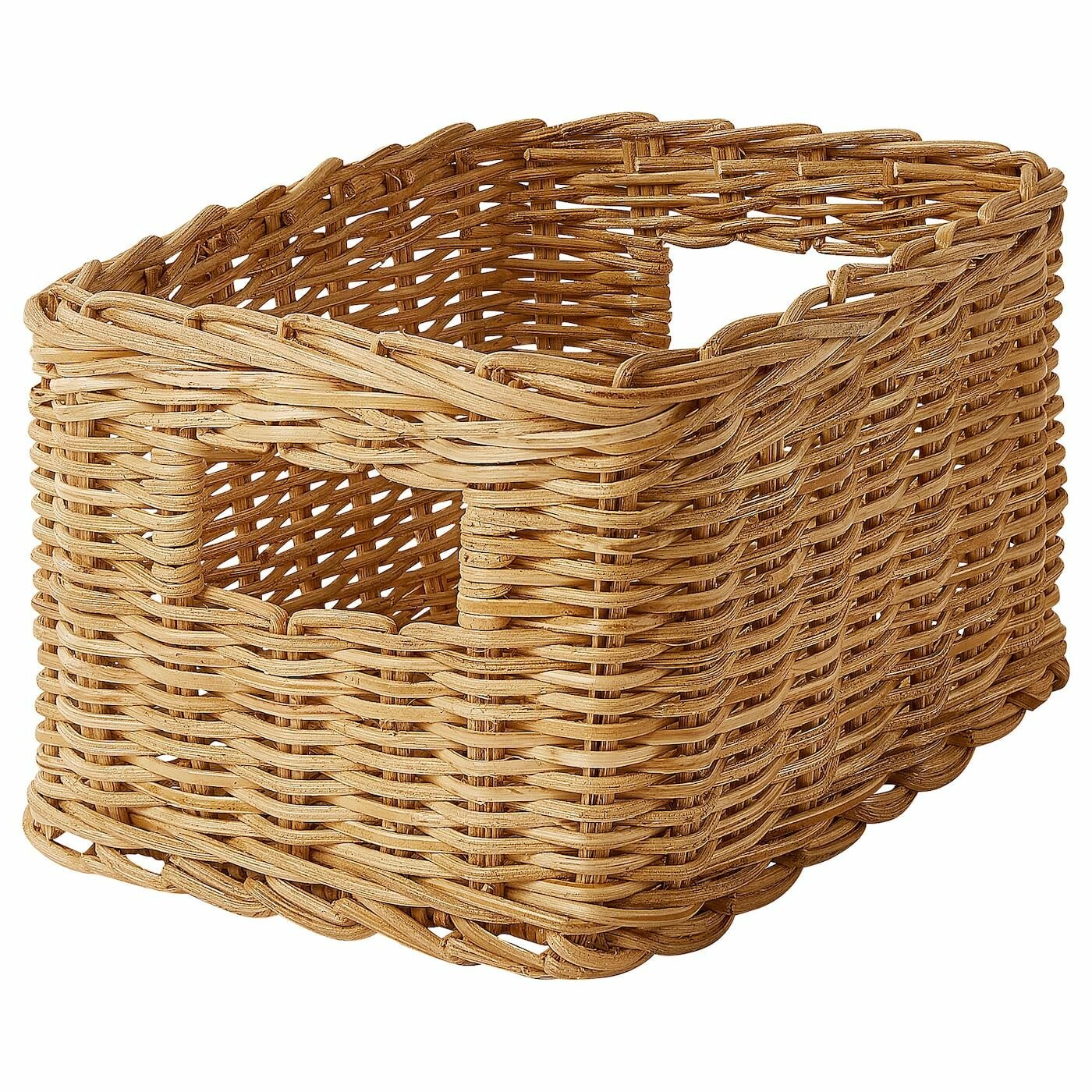 Корзина IKEA TRUMMIS 205.008.17, 18x25x14 см, ручной ротанг