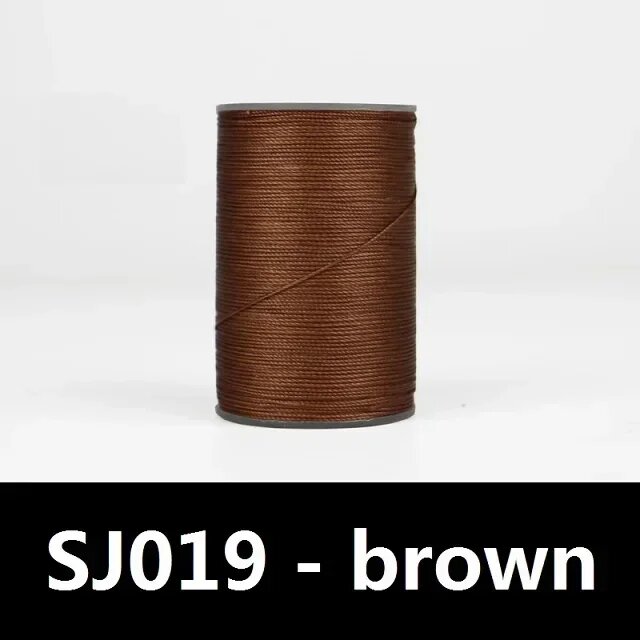 Вощеная кожаная нить 0,35 мм 160 м Коричневый, brown