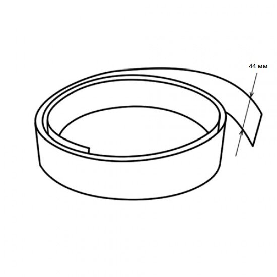 Кромка 3050 мм * 44 мм пластиковая HPL для столешницы кедр (38 мм) Дуб Сонома 3230