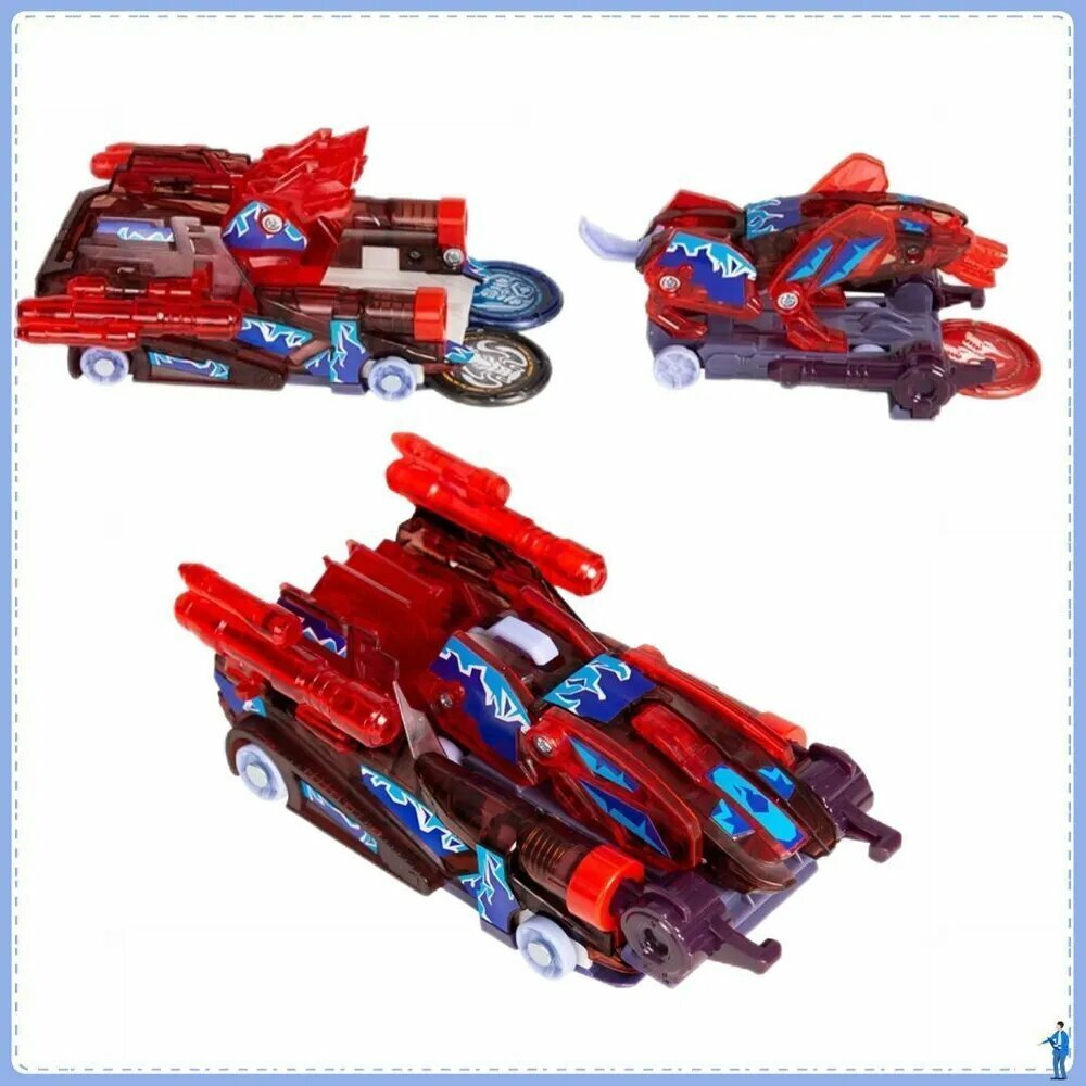 AULDEY. Машинка - трансформер. Турбо-Скричер 2-в-1 "Церберус".