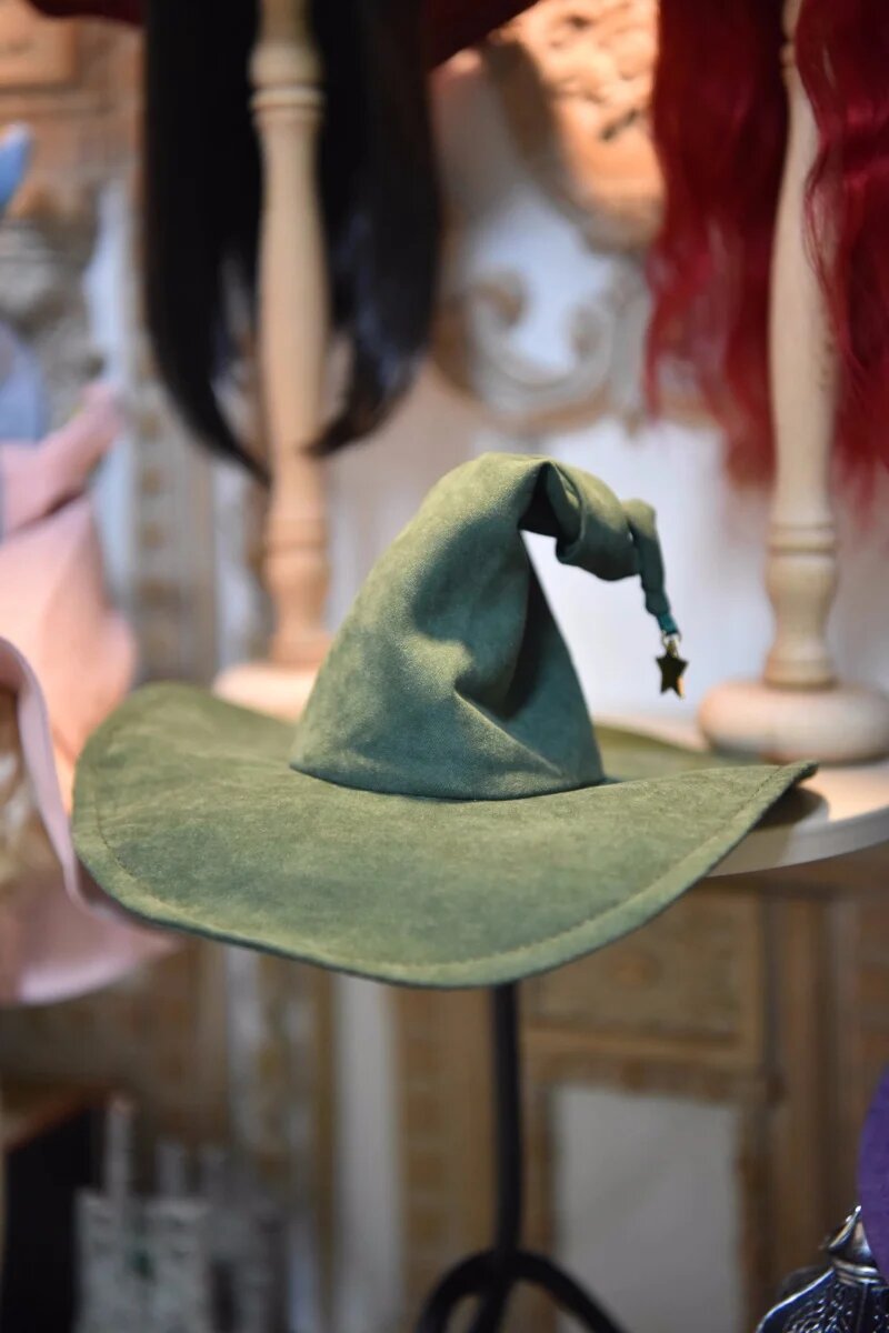 Шляпа для кукол BJD, волшебная, разноцветная Темно-зеленый, Dark green, 1-6 size