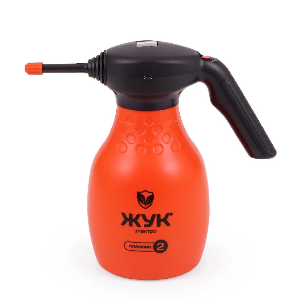 Аккумуляторный опрыскиватель ЖУК Классик ОА-2, ручной, 2 литра, оранжевый