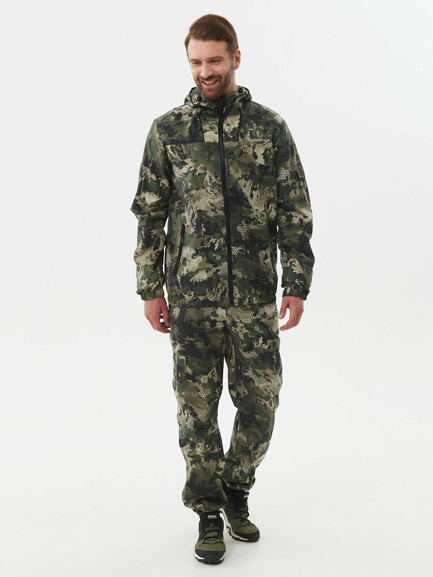 Костюм тактический мужской летний Huntsman Стрелок-Антимоскит, туристический для рыбалки и охоты, похода, для отдыха в лесу, сетка от москитов (р.56-58/170-176)