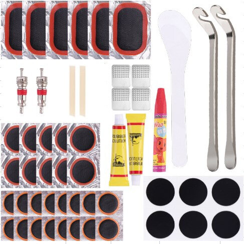 Набор для ремонта велосипедных шин Extremely "Набор 17", ABS, клей, пленка, жидкость