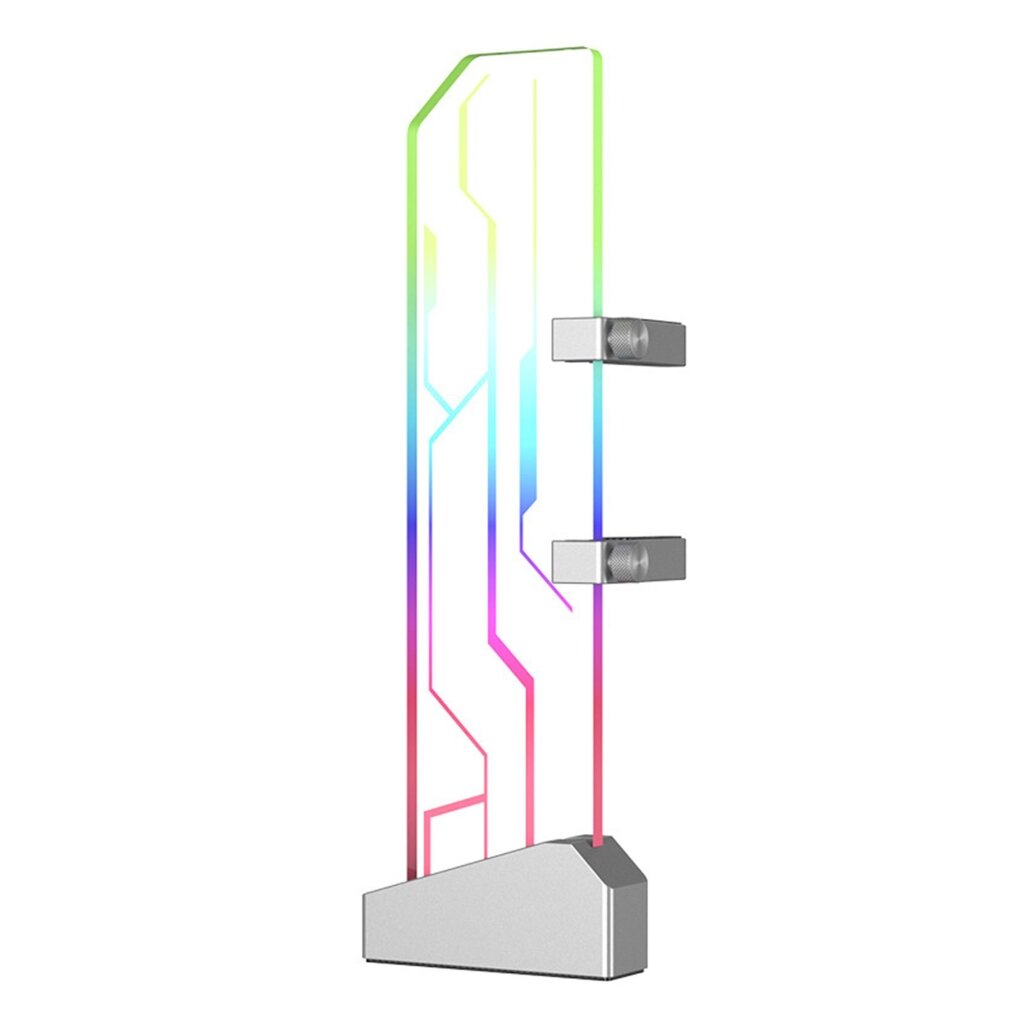 Вертикальная подставка для видеокарты из закаленного стекла с магнитным основанием и поддержкой VGA GPU