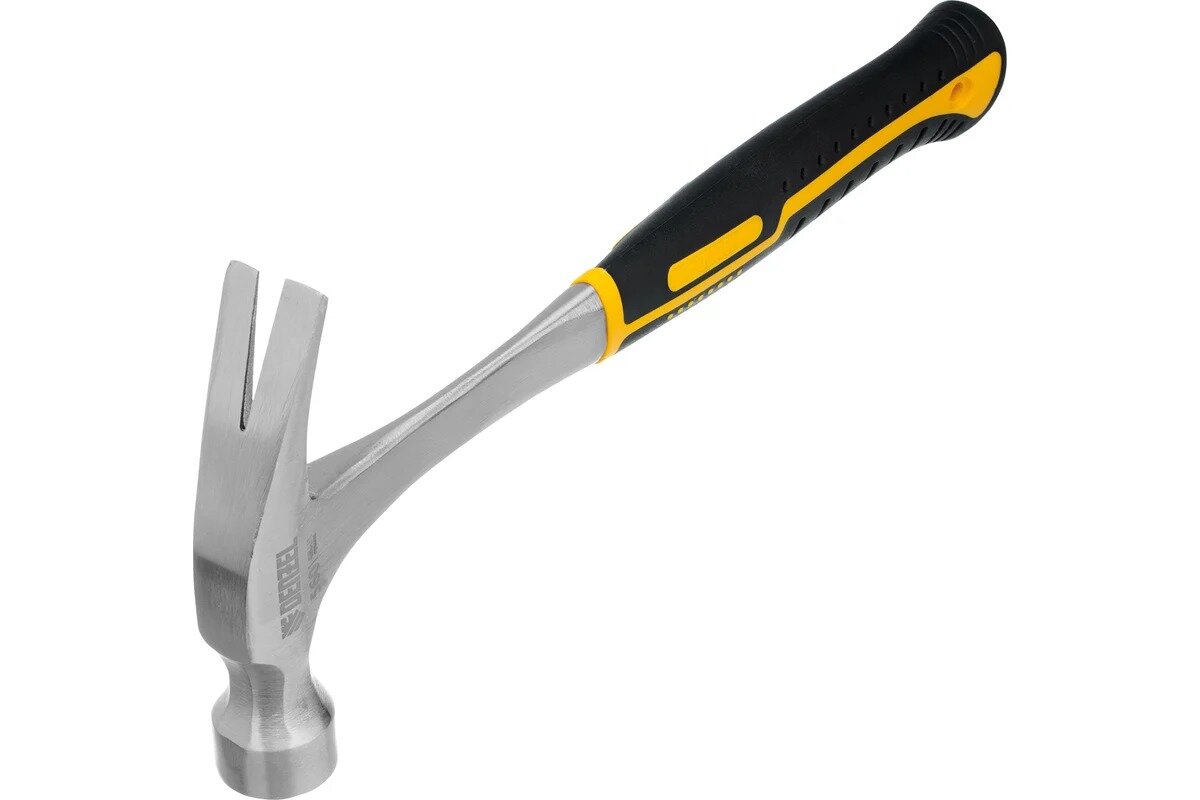 Молоток-гвоздодер 560 г, цельнометаллический Denzel 10424