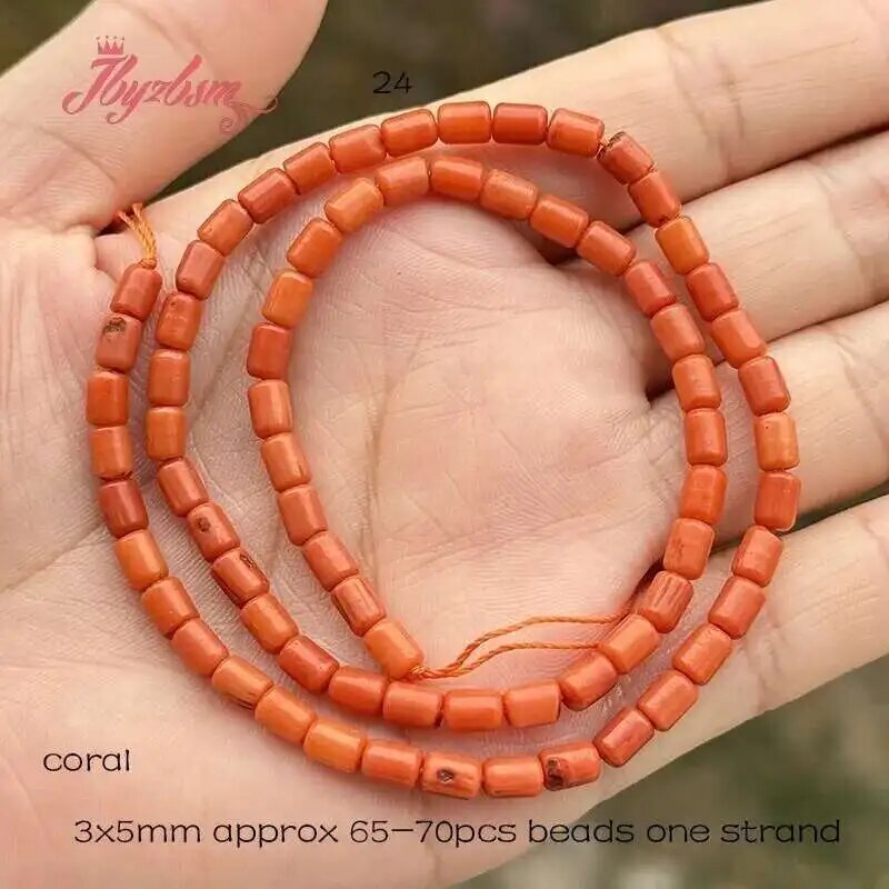 Коралловые бусины jbyzbsm для ювелирных изделий Оранжевый, 3x5mm