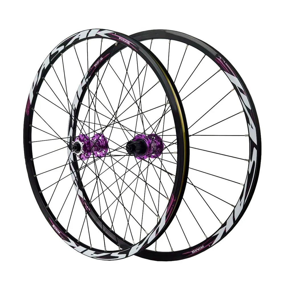 Велосипедные колеса Pasak HB08P19 24 дюйма Фиолетовый, QR5mm F9X100 R10X135, HG 7-12S, Purple Purple