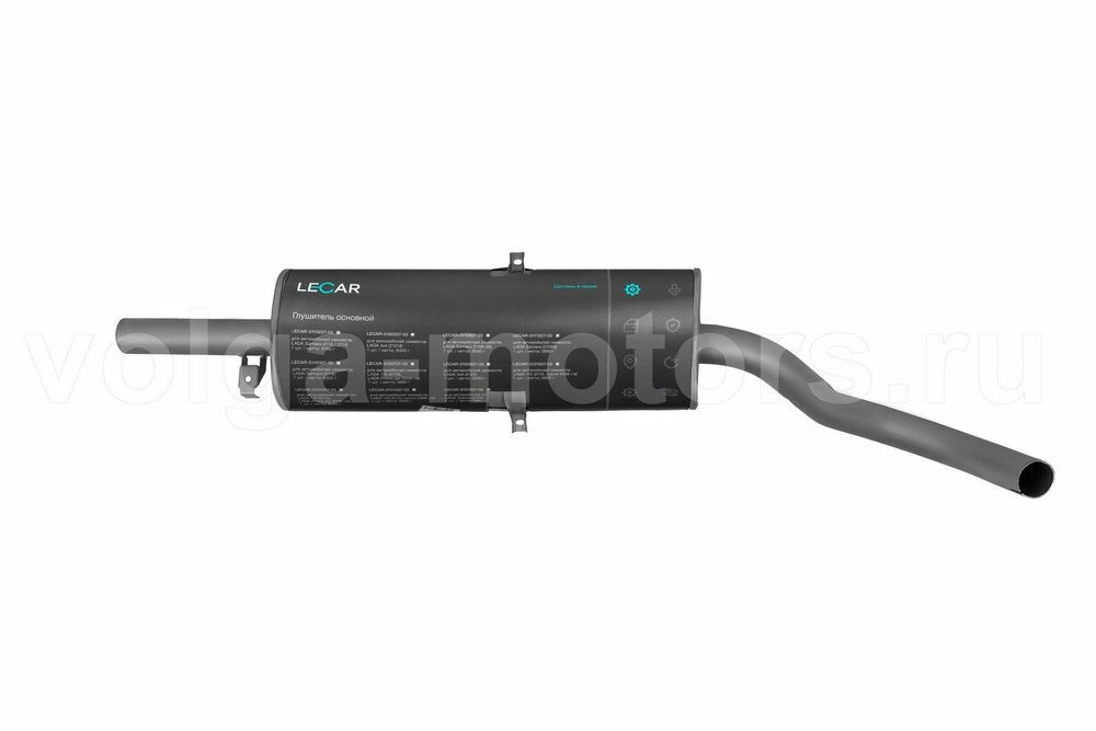 Глушитель ВАЗ-2101, 2103, 2105, 2106, 2107 основной (закатной)