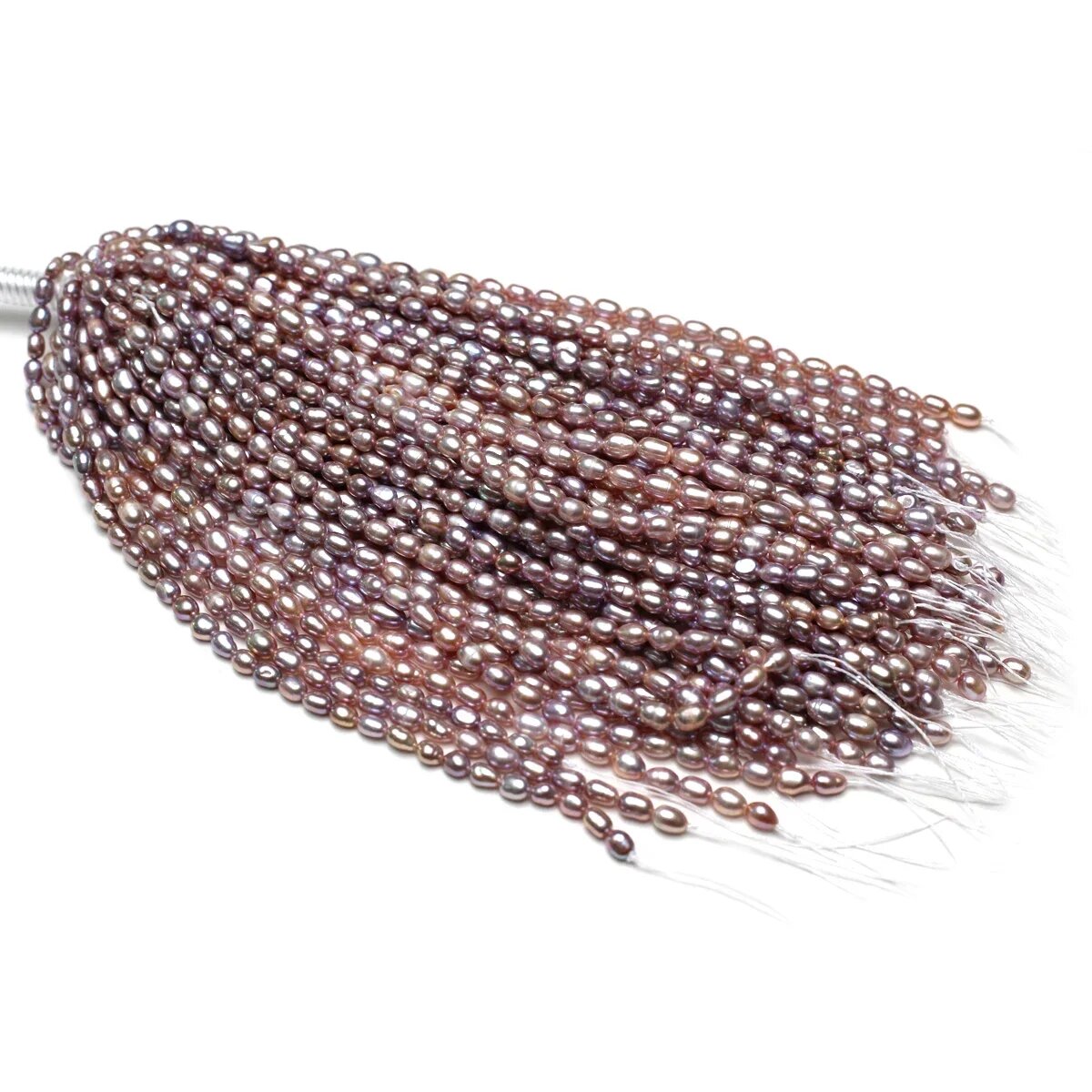 4-5 мм AAA 18 см эффектная деталь из натурального пресноводного фиолетового риса изолированная бусина женские ювелирные изделия сделать DIY ожерелье браслет аксессуары