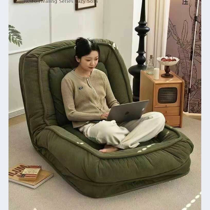 Диван-кровать T482, 2-местный, прямой, складной, искусственный пух, темно-зеленый