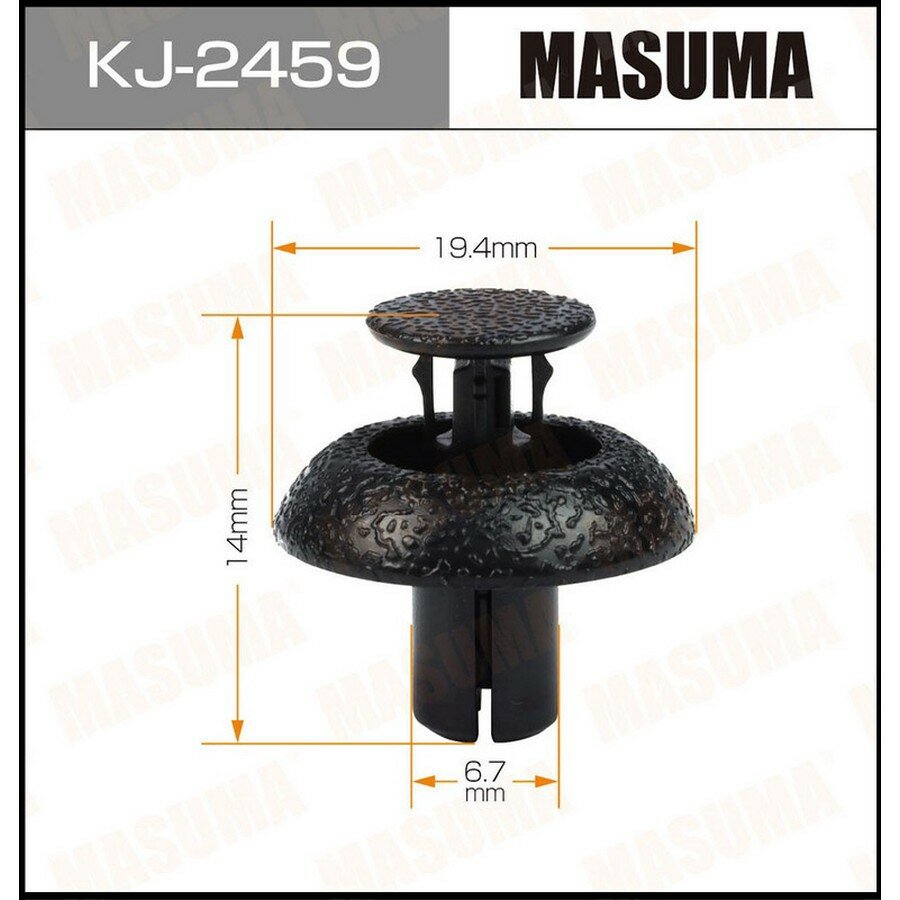 MASUMA KJ2459 клипса автомобильная (автокрепеж) MASUMA 2459-KJУП.50
