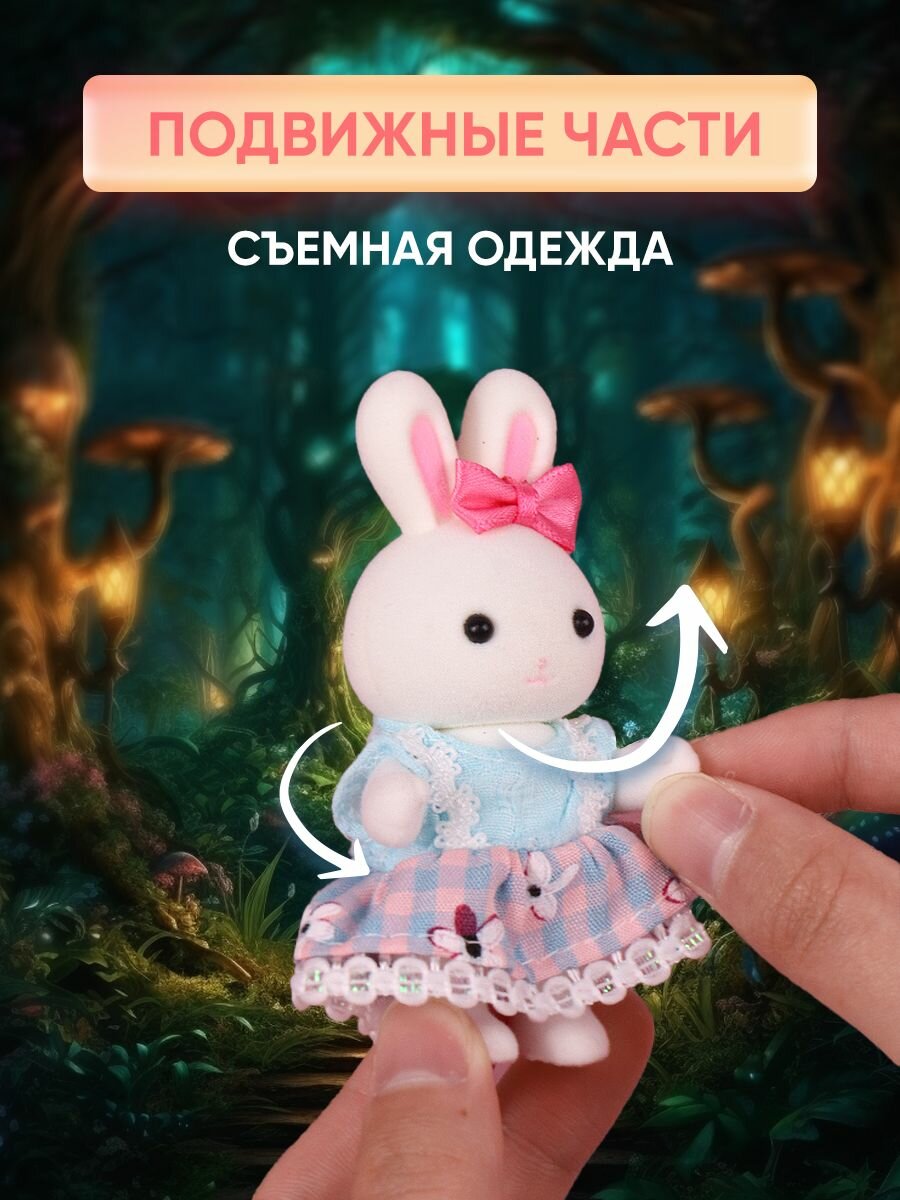 Кукольный домик с мебелью WiMi, дом для кукол, игровой набор пончик
