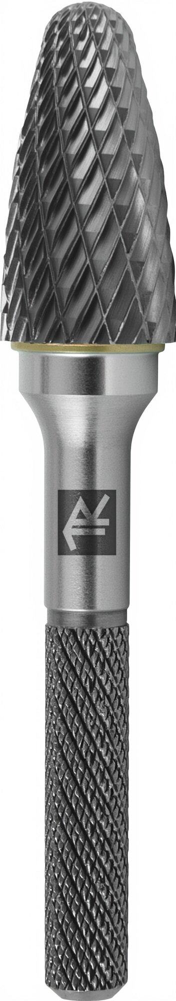 Борфреза твердосплавная гиперболическая, тип F, 10 мм Thorvik TRRBF10200665-2, 57023, двойная насечк