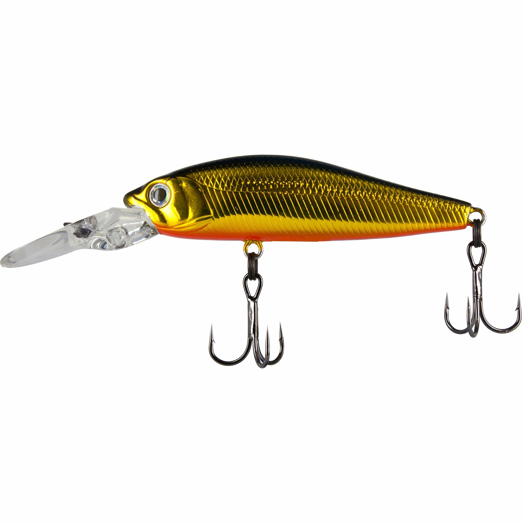 Воблер Tsuribito Deep Diver Minnow 60F, цвет 001, с лопастью, 60 мм