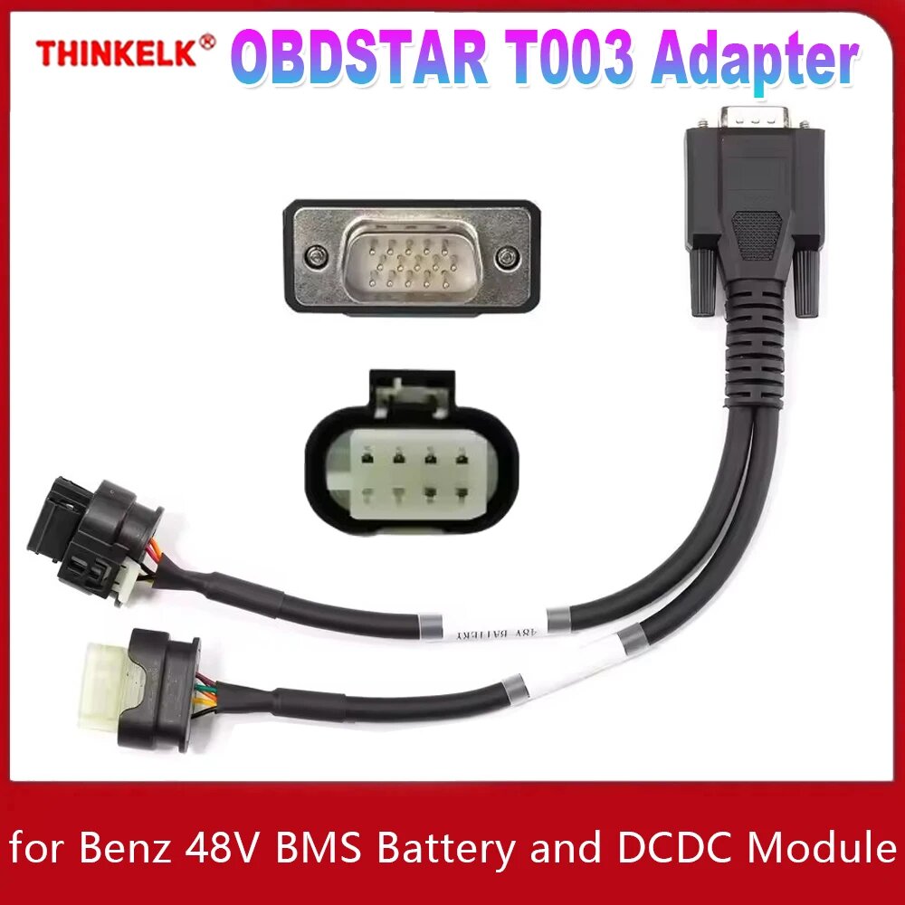 Адаптер OBDSTAR T003 для аккумулятора BMS Ben-z 48 В и модуля DCDC работает с P50 и X300 Classic G3