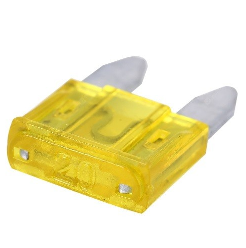 Предохранитель флажковый MINI 20A YELLOW