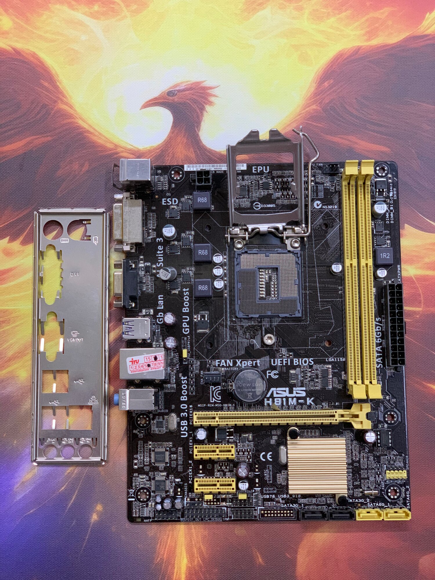 Материнская плата asus H81M-K Socket 1150