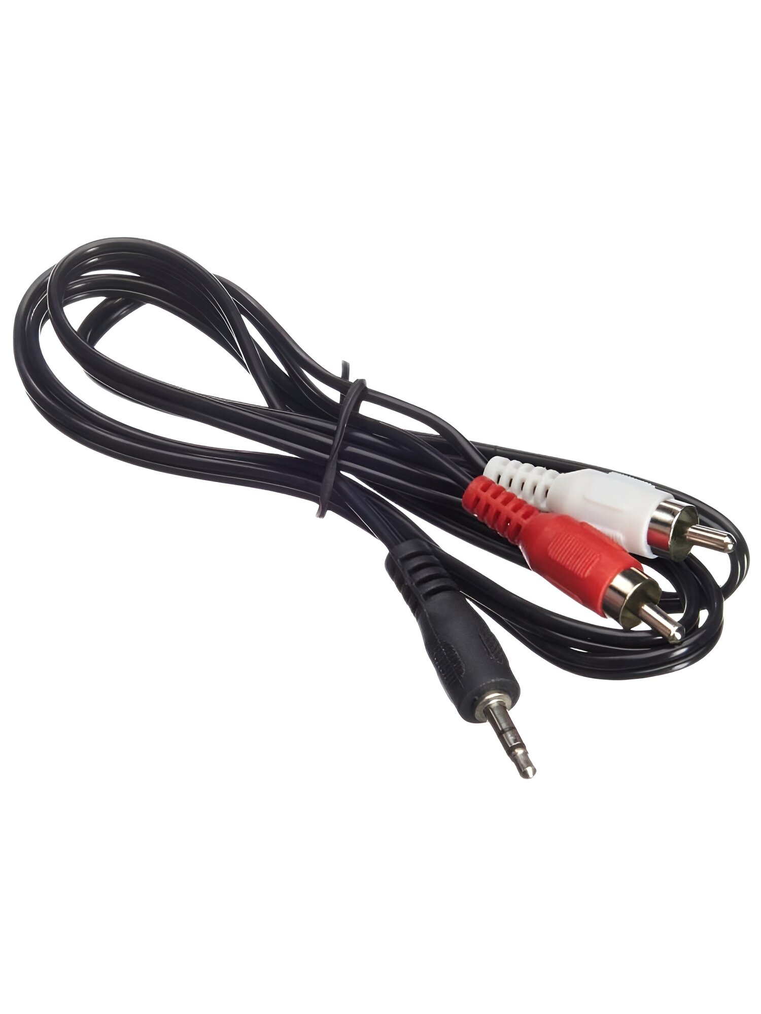 Шнур аудио-видео: 2RCA-3,5 мм стерео ( длина 1.2 м, литой), NETKO Optima