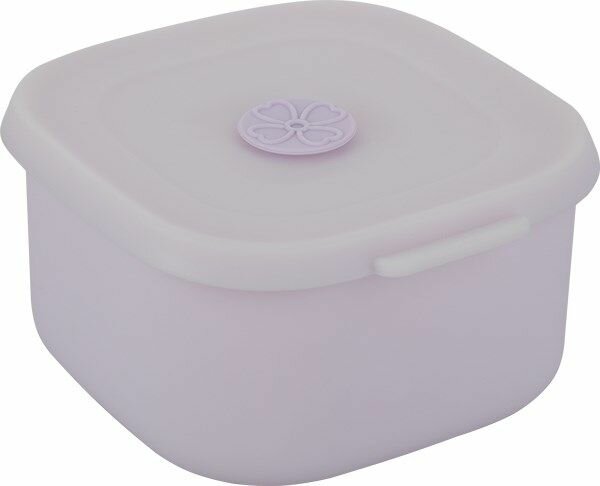 Силиконовый контейнер для еды Silicone 900 мл. 14,7х14,2х8 см. Regent