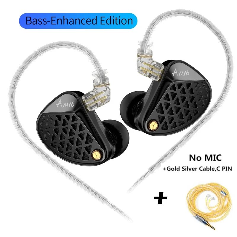 KZ AM16 Bass-Enhanced Edition (GS) наушники-вкладыши