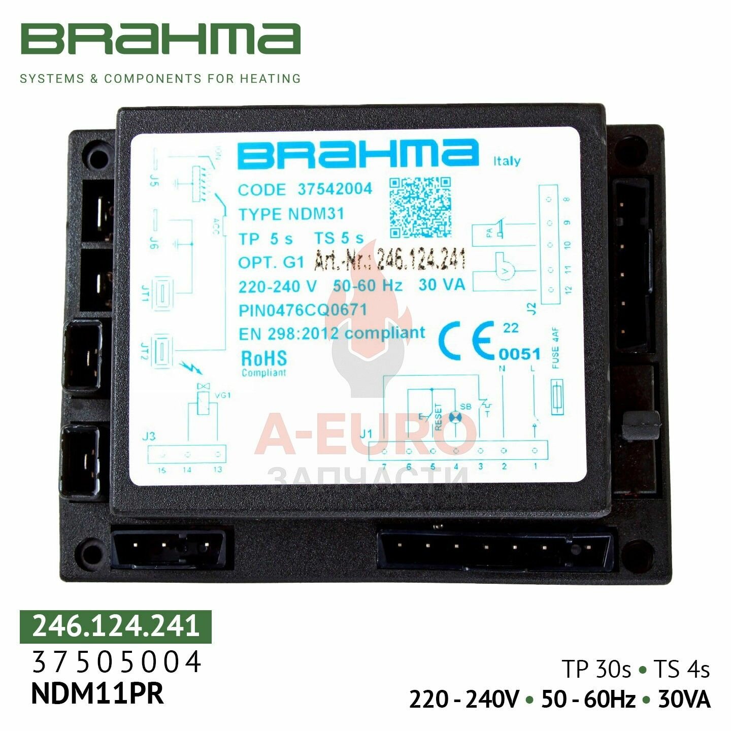 Блок управления горением Brahma NDM31, 37542004