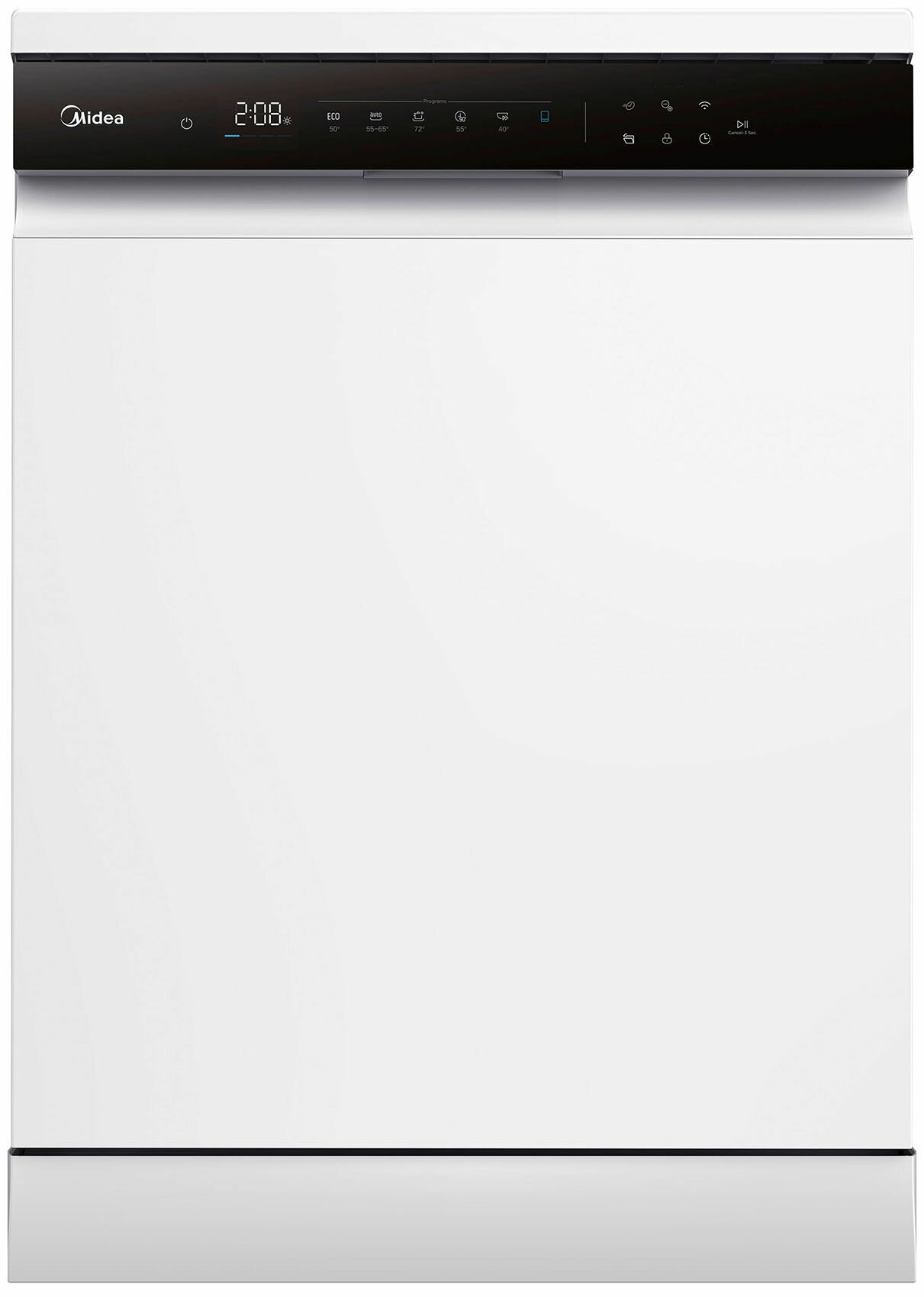 Посудомоечная машина Midea MFD60S510Wi белая, полноразмерная, 6+4 прогр. Вкл . авто, SmartHome