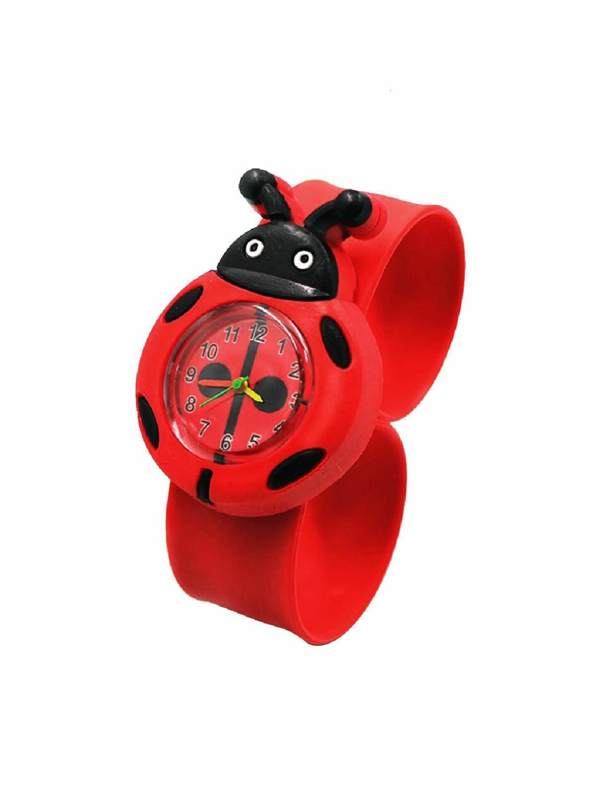 Умные часы, Студенческие детские Мультяшные Часы С Животными Pop Watch-Божья коровка Красная