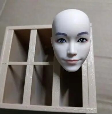 Оригинальная корейская кукла-идол голова пластик 15