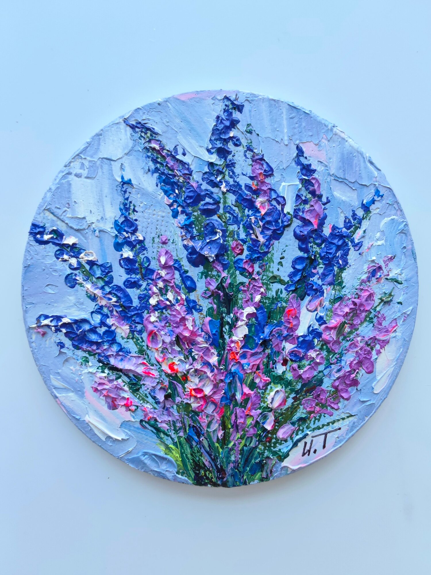 Мини картина маслом на холсте 10х15см