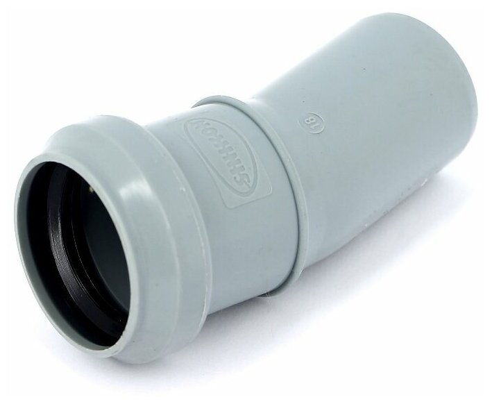 Отвод 15° для вн. канализации d=40 мм SINIKON Стандарт