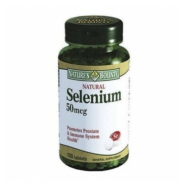 Нэйчес Баунти Селен натуральный Нэйчес Баунти табл. 50 мкг №100