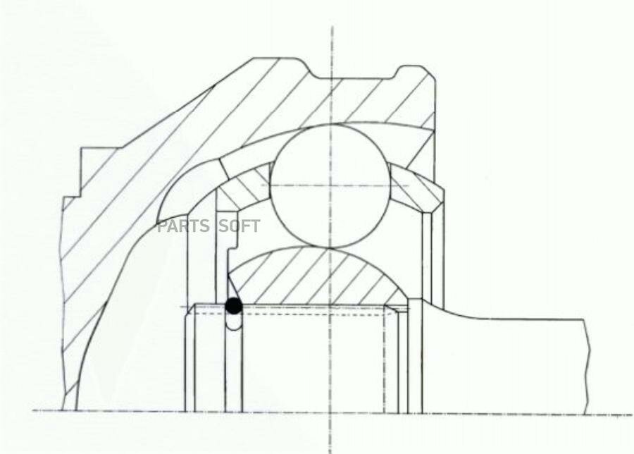 303437 GKN-SPIDAN ШРУС наружн к-кт RENAULT : MASTER II 00-, с ABS 51