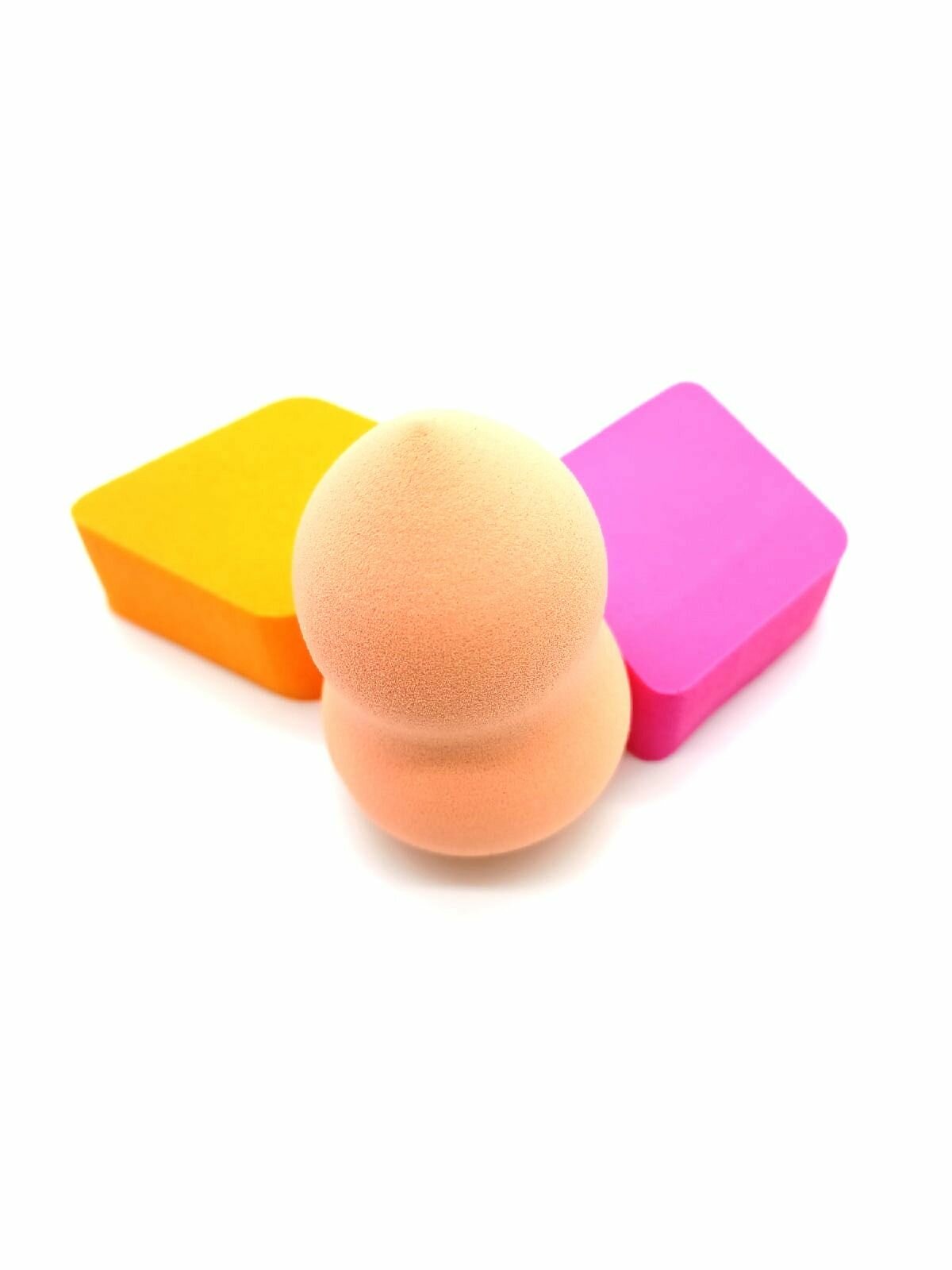 Спонжи Косметика В комплекте 3 спонжа MIX