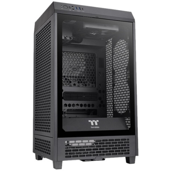 Компьютерный корпус Thermaltake The Tower 200 черный без БП miniITX 11x120мм 5x140мм 2xUSB 3.0 audio bott PSU