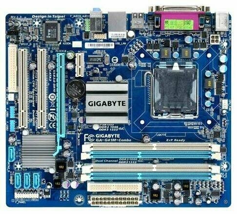 Материнская плата GIGABYTE GA-G41M-COMBO, LGA775 (OEM)