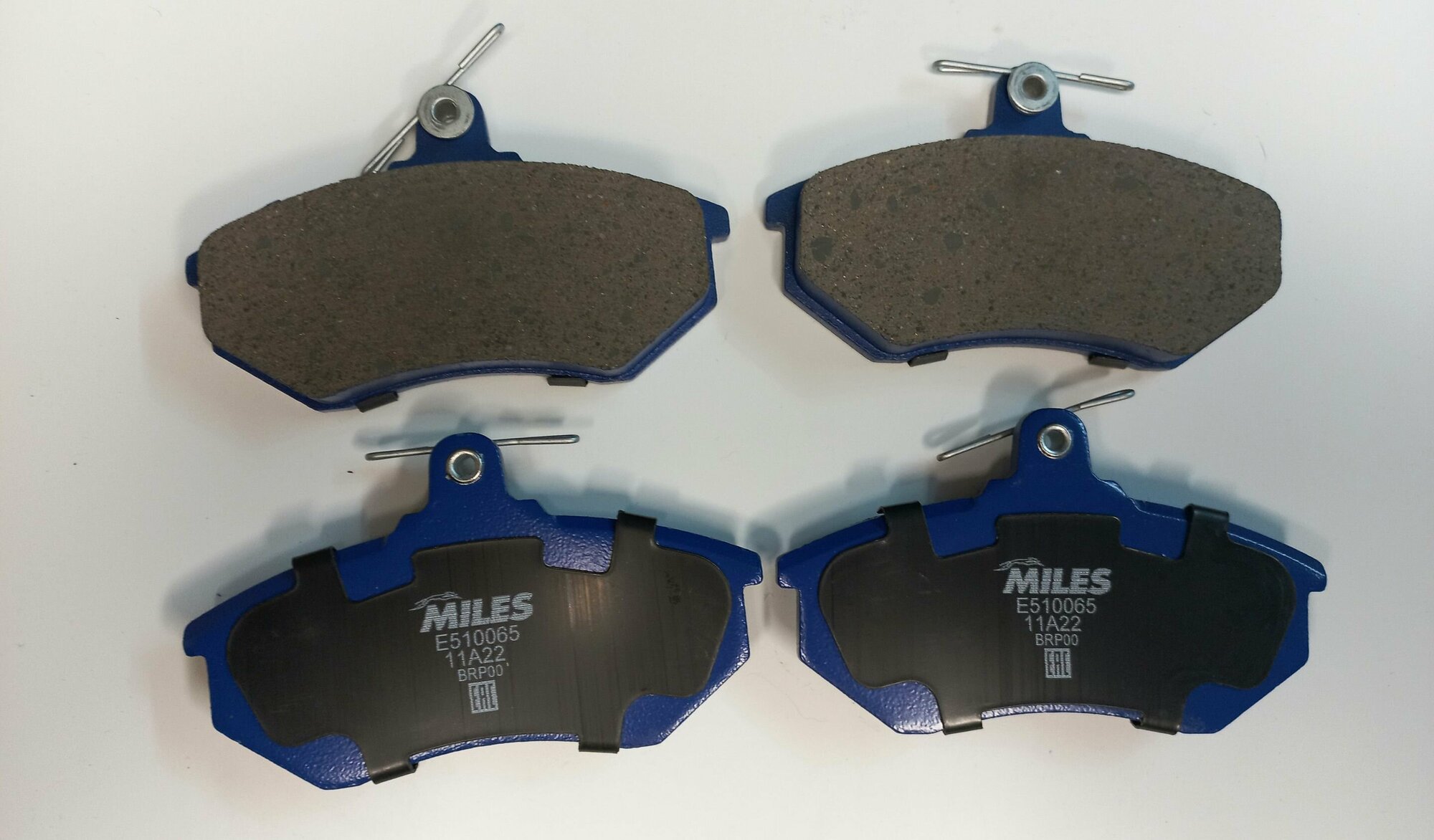 Колодки передние (с усиками) MILES Vortex Estina [1.6 16V 5MT седан] E510065