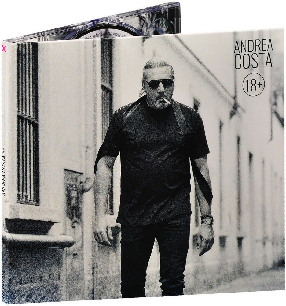 Andrea Costa. 18+ (CD) (СД диск, Картонный бокс (digipack), Россия)