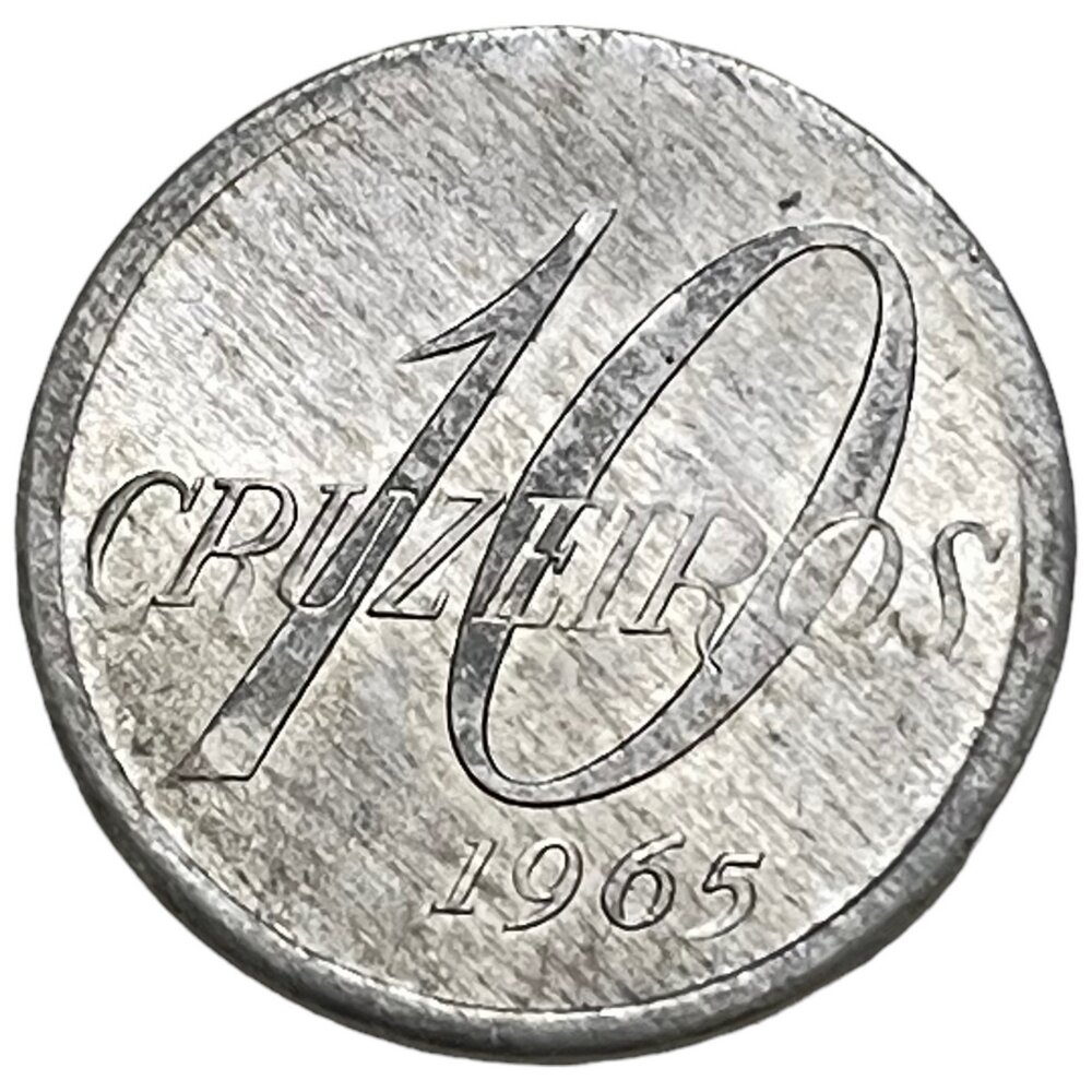 Бразилия 10 крузейро 1965 г.
