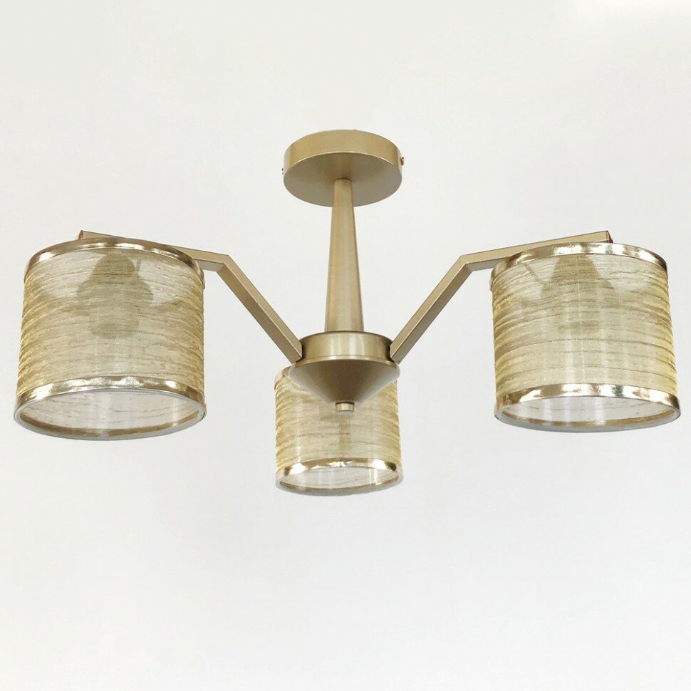 Люстра AURA 9645-3 GD+BR