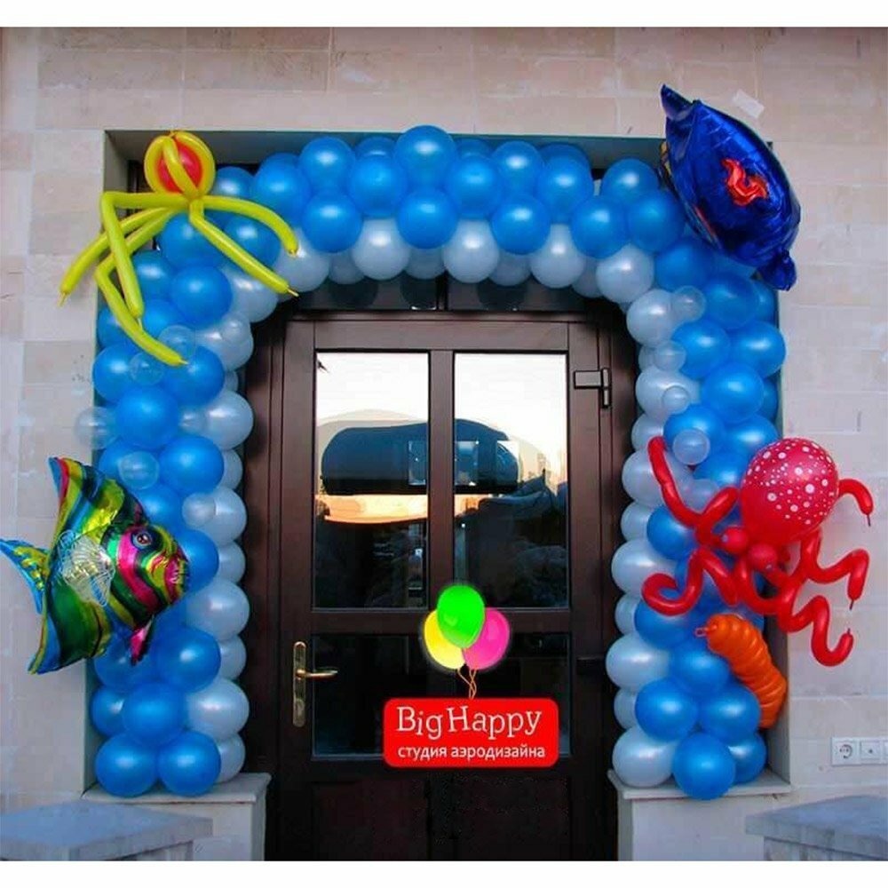 Гирлянда из воздушных шариков "На дне океана"