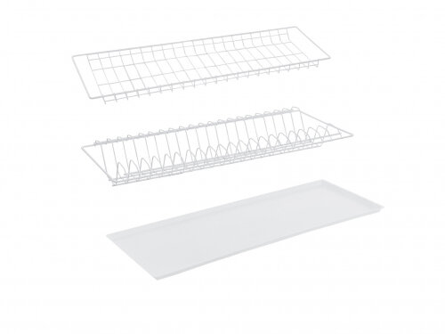 Сушилка для посуды Мебельная Фабрика "сокол" (с поддоном) 565 мм Белый