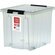 Ящик п/п Rox Box 500х390х405 мм с крышкой и клипсами, на роликах, 50 л. прозрачн...