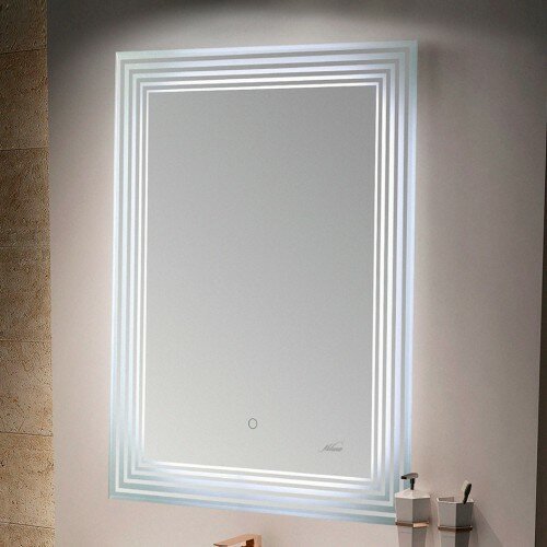 Зеркало с LED-подсветкой MELANA 6080 (LED051) прямоугольное, сенсор