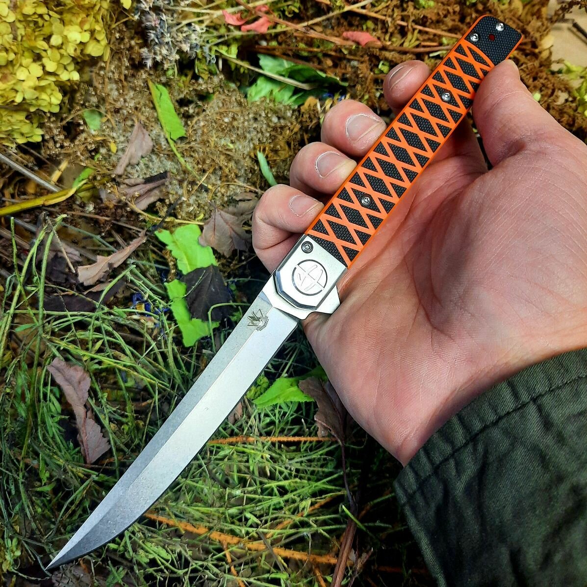 Складной нож Сегун-02, клинок D2, рукоять G10
