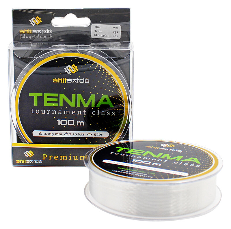 Леска "Shii Saido" Tenma L-100 м, d 0,286 мм прозрачная