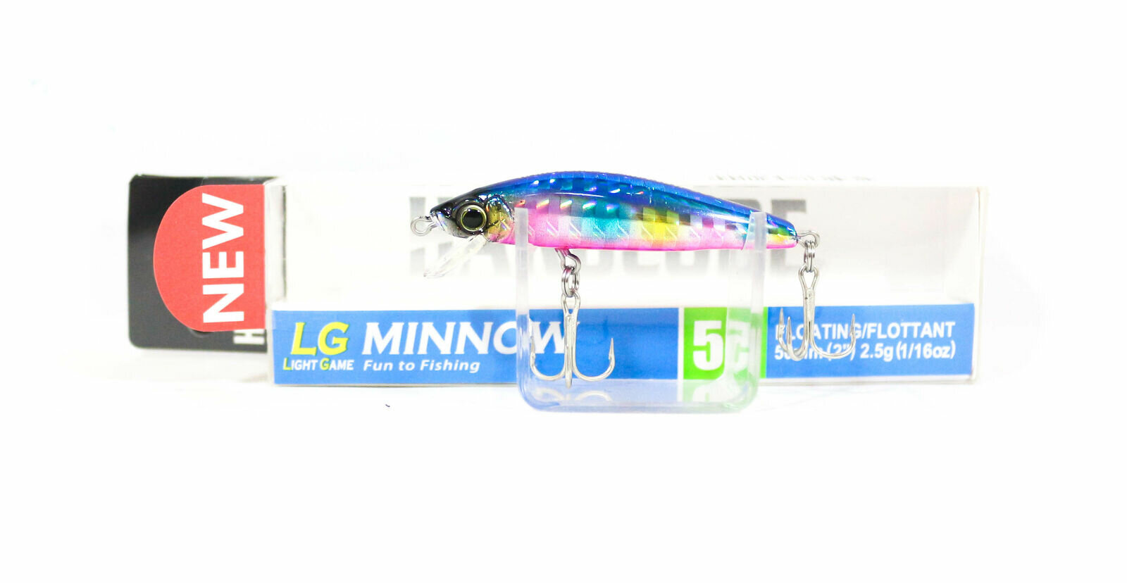 Воблер Yo-Zuri HARDCORE LG MINNOW (F) 50mm 2,5г, F1198-HBPC